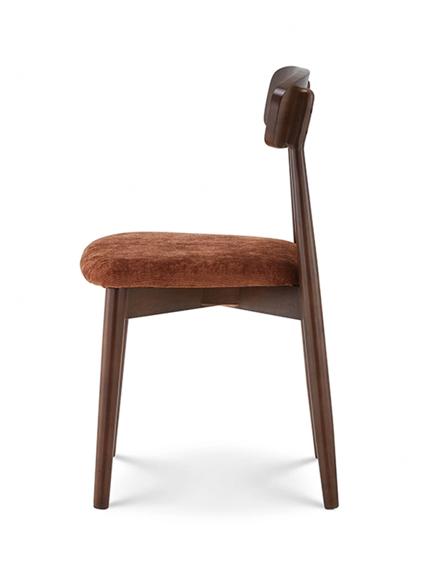 Walnut-Toned Classic Wooden Chairs-Vico Furniture Co., Ltd.